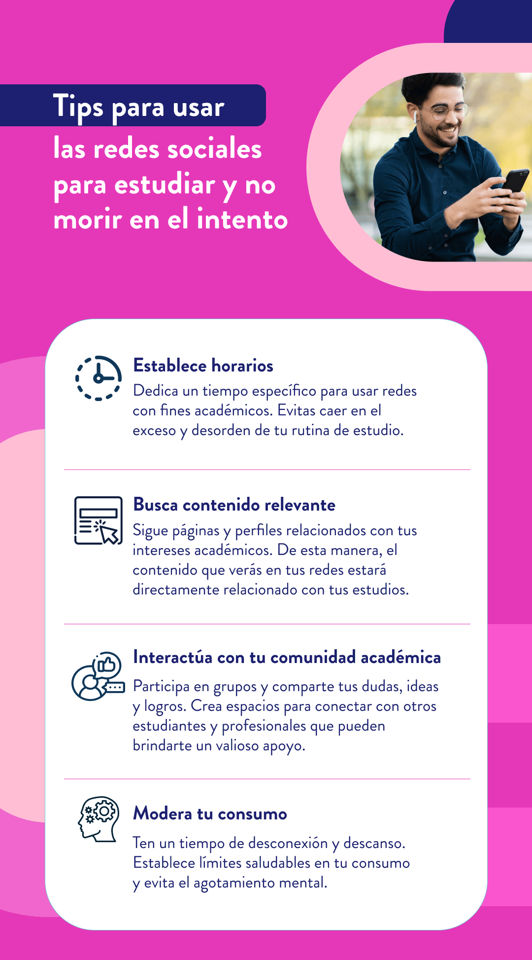 ¿Cómo usar las redes sociales para apoyar tus estudios? | Poliverso